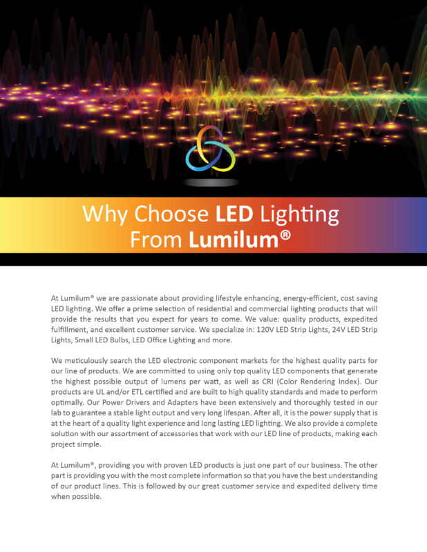 Lumilum LED Made Simple - Green Energy Products