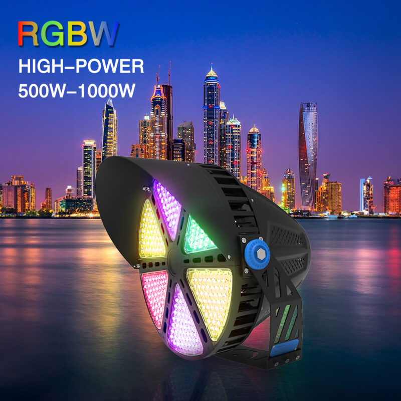 RGB Led Stadium Lights 400watts to 1200watts High Efficiency 5-Years ...