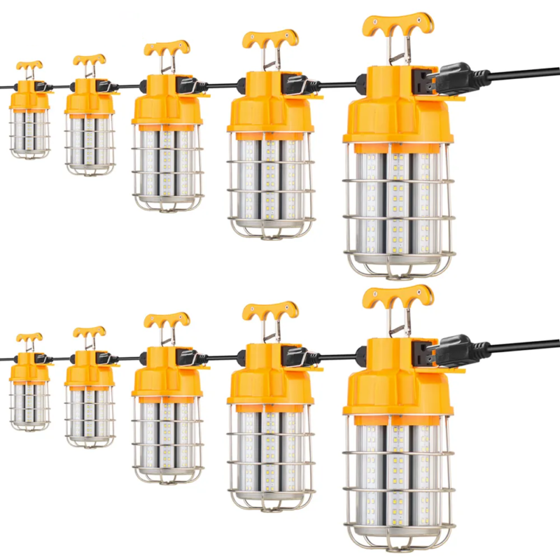 LED Temporary Work Lights for Construction Job Site Lighting 20W 30W ...